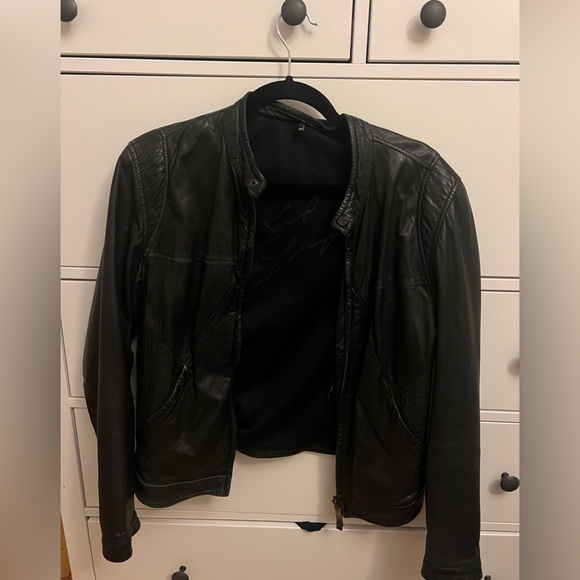 Karl Lagerfeld | Jackets & Coats | Vintage Karl Lagerfeld Leather ...